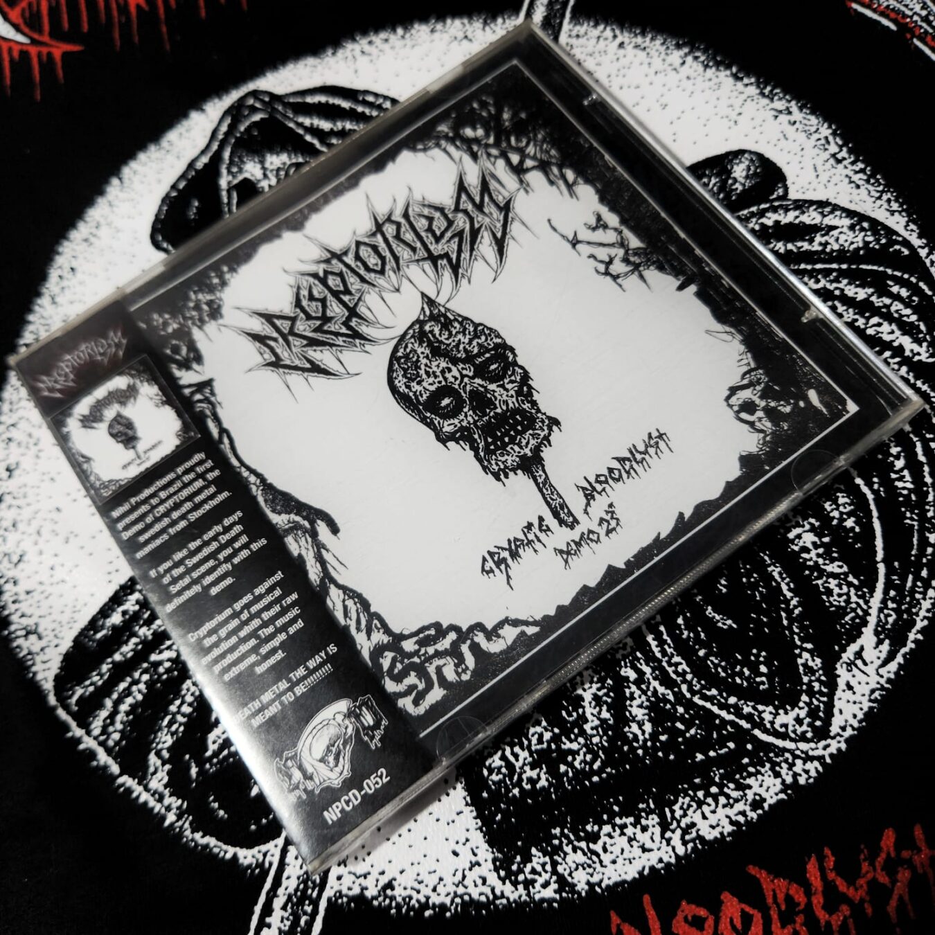 (NPCD-052) Cryptorium – Cryptic Bloodlust (COM POSTER) – Nihil Productions