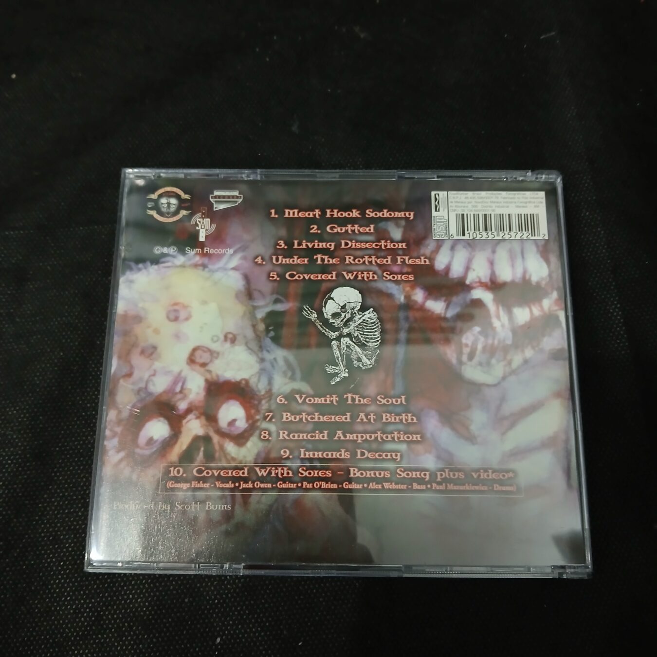 Cannibal Corpse – Butchered At Birth (CD USADO) – Nihil Productions