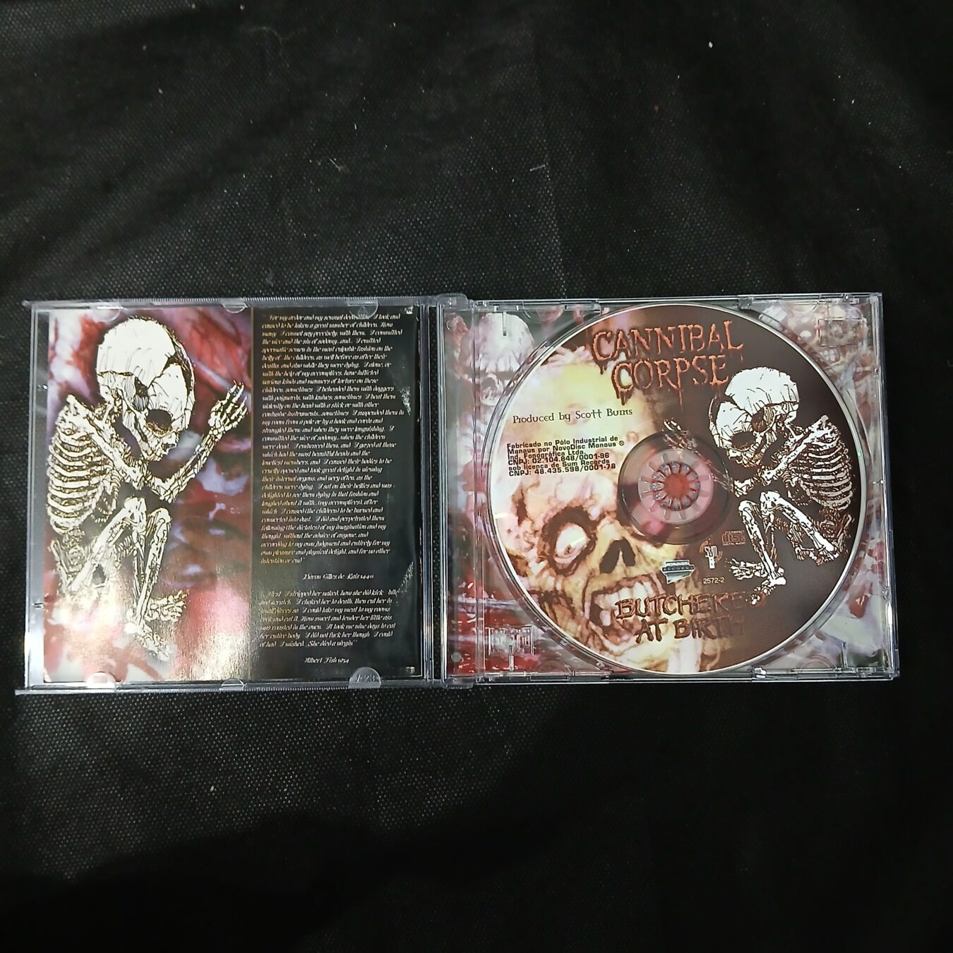 Cannibal Corpse – Butchered At Birth (CD USADO) – Nihil Productions